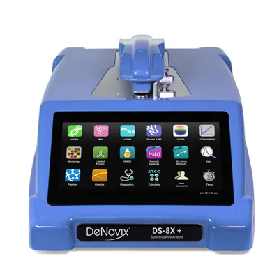 Eight Channel Microvolume Spectrophotometer - Blue | LAB MARK